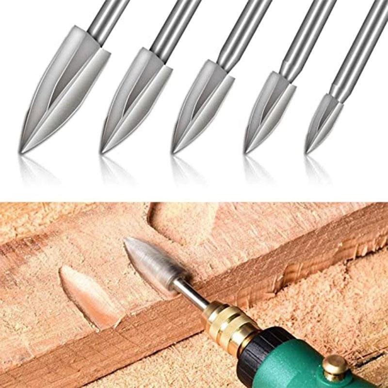 DrillCraft | 5-piece wood carving drill bit sets – Luxinera